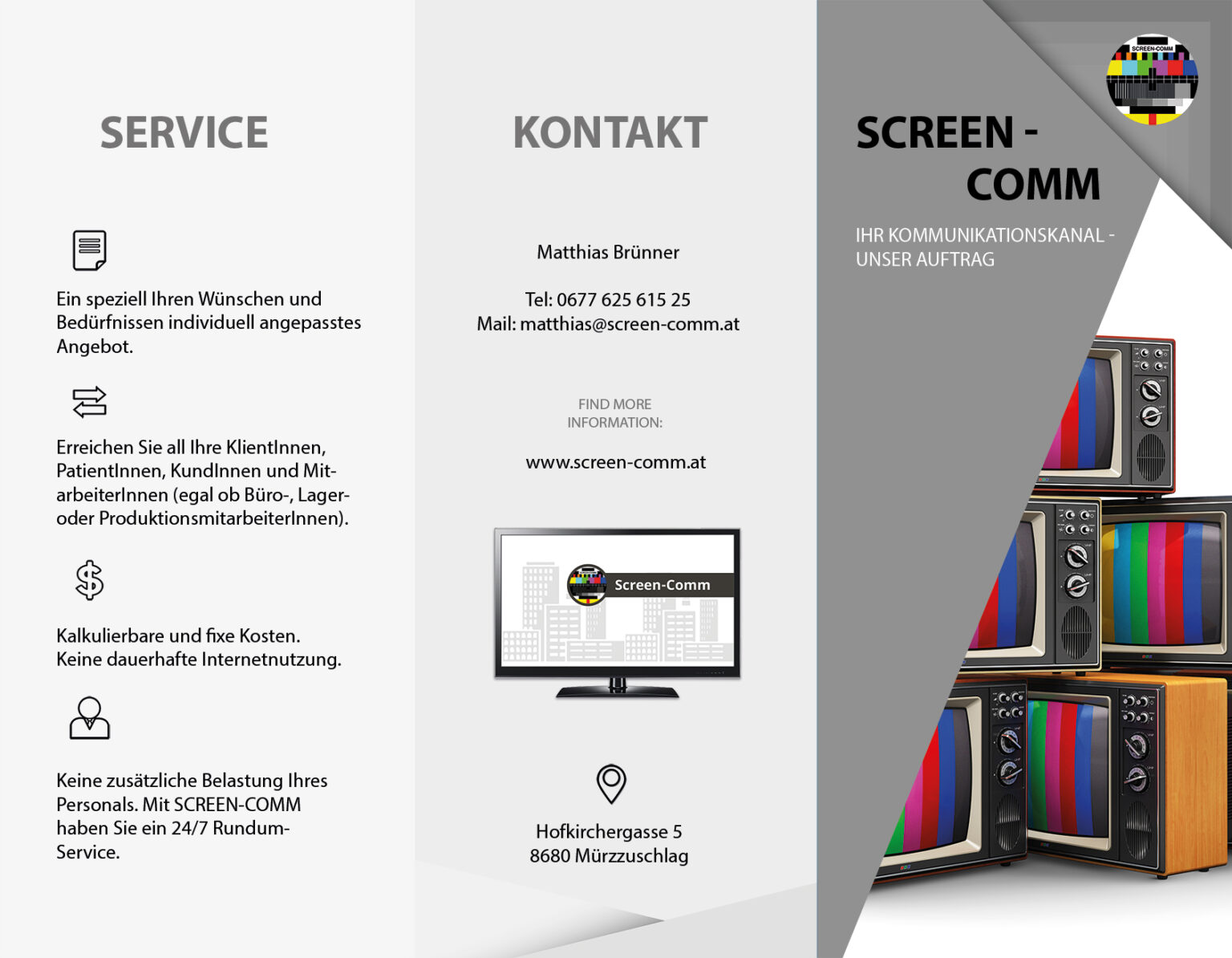 Rundum-Service - Screen-Comm